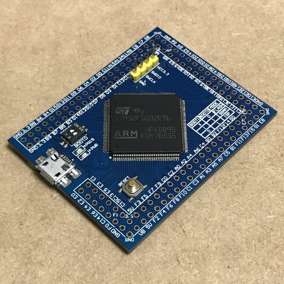 vcc-gnd.com STM32F103ZET6 miniボード – Visuariddim